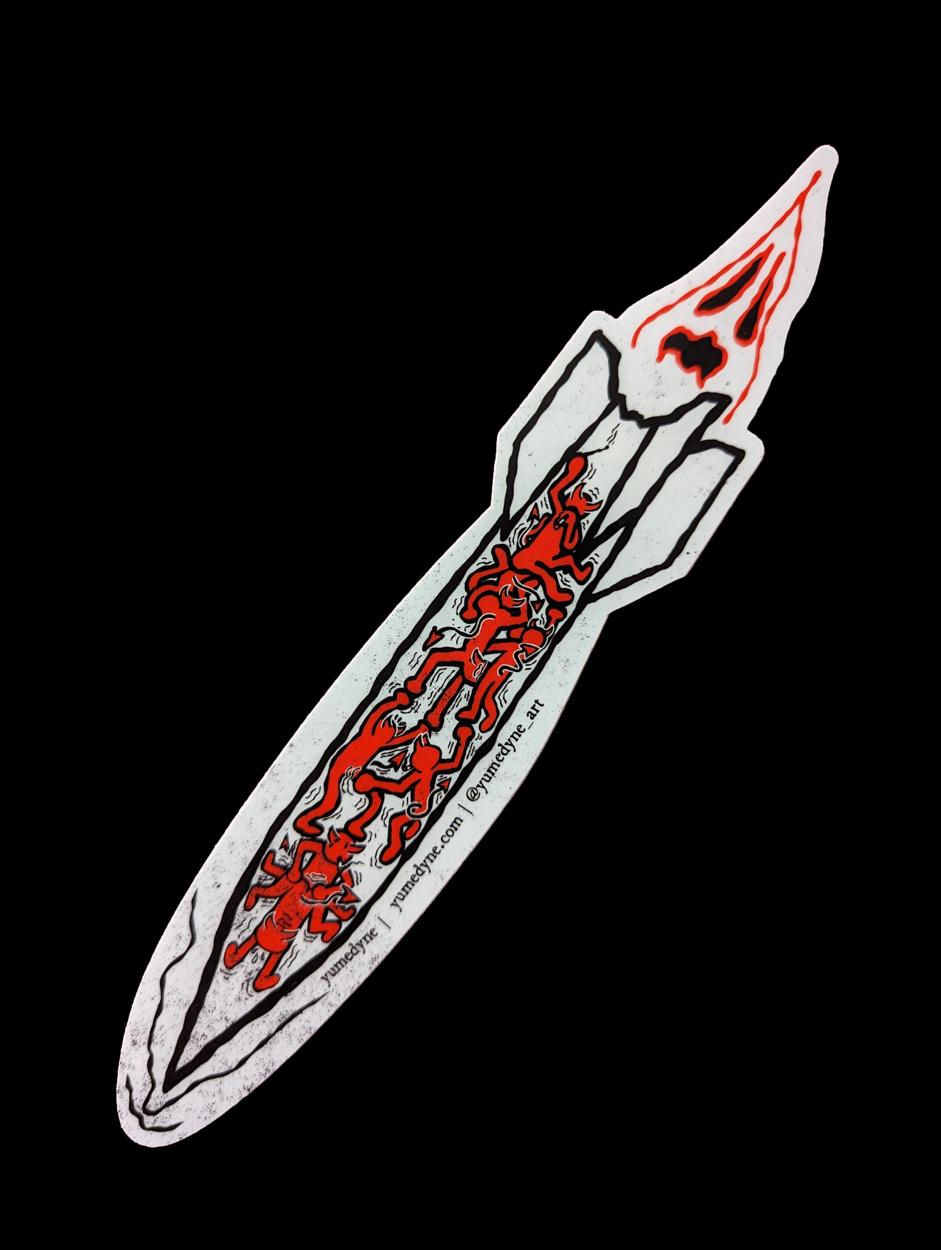 'MAXWELL'S DEMONS [REDUX]' Matte Sticker – yumedyne